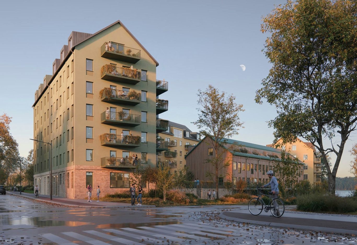 Köpa nyproduktion i Hägernäs Strand, Täby – Britas berså - Besqab